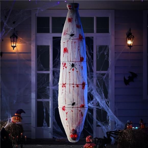 Holiday | 72 Halloween Lightup Cocoon Corpse With Ir Sensor And Motion ...